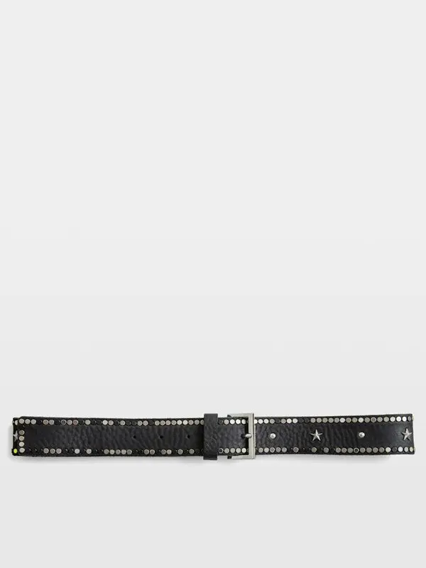Zadig&Voltaire Starlight Studded Leather Belt
