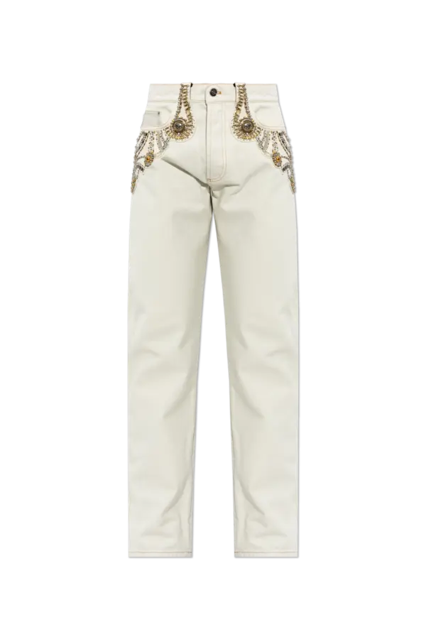Versace Jeans With Appliqués