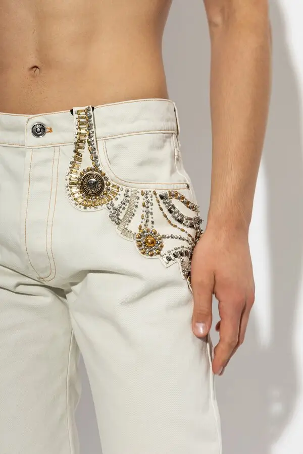 Versace Jeans With Appliqués