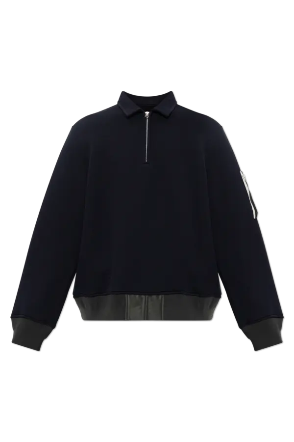 Sacai Polo Shirt With A Sleeve Pocket