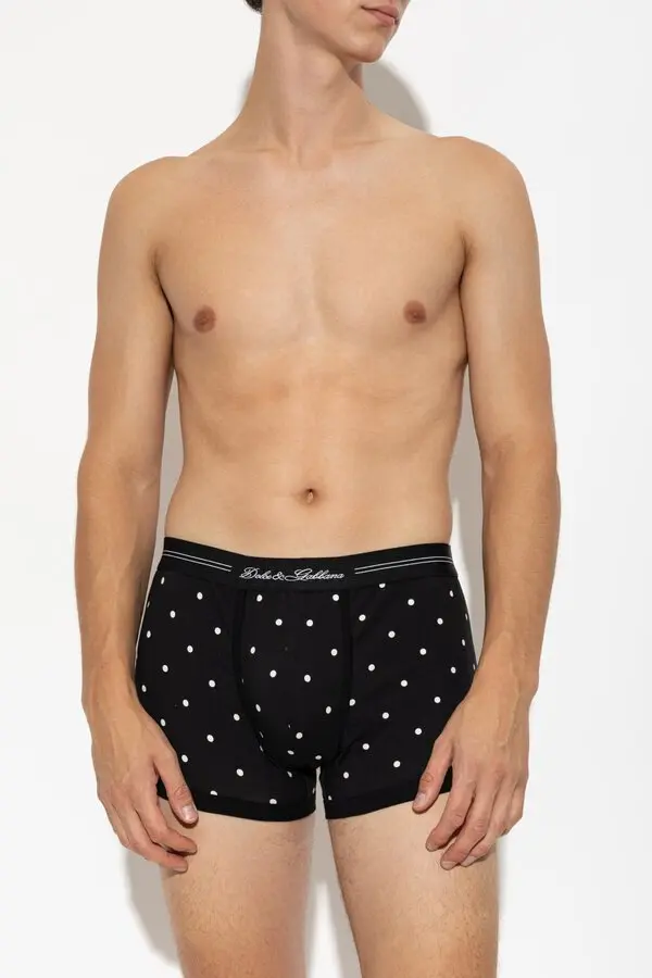 Dolce & Gabbana 2-pack Of Cotton Boxer Briefs