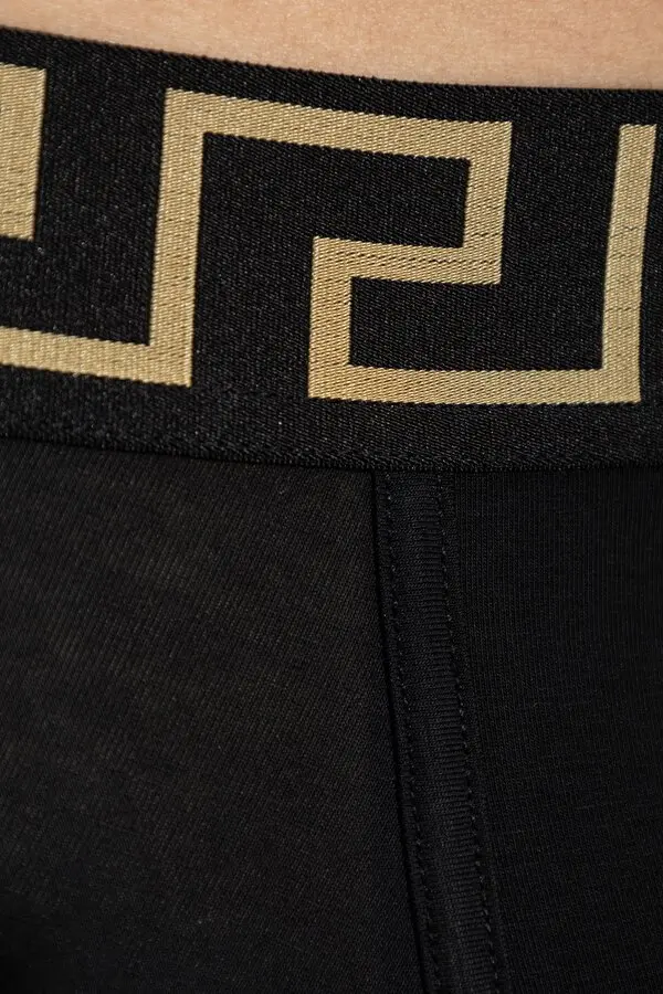 Versace 2-pack Of Cotton Boxer Briefs