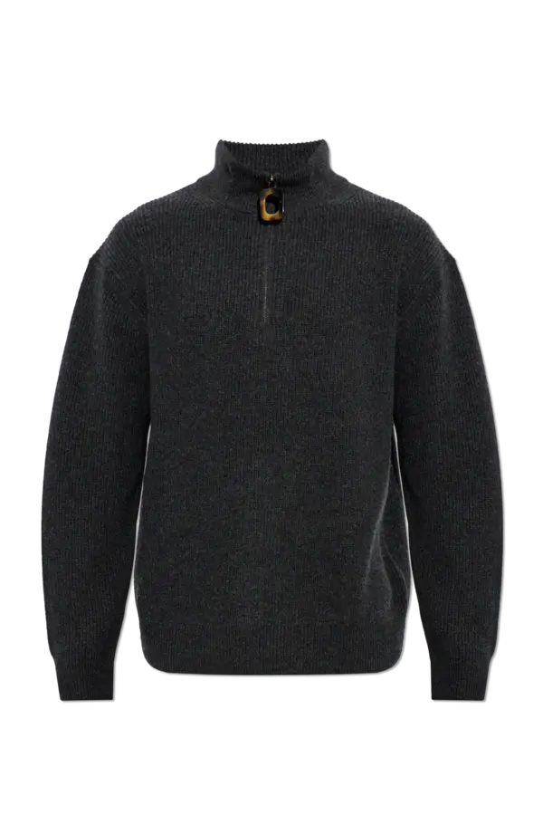JW Anderson Sweater With Stand-up Collar - Grey