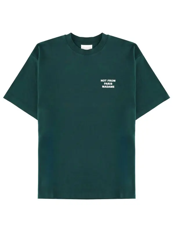 Drole De Monsieur T-shirt "slogan - Green