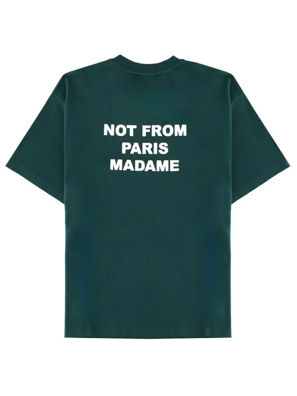 Drole De Monsieur T-shirt "slogan - Green
