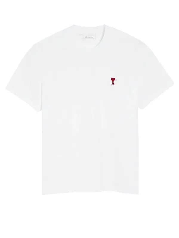 AMI Paris Logo T-shirt - White