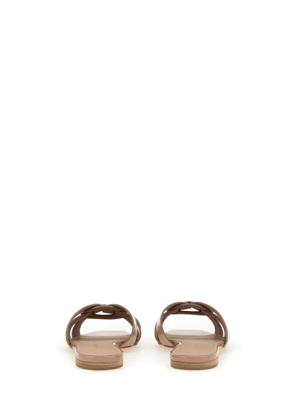 Saint Laurent Nu Pieds Tribute 05 Sandals - Beige