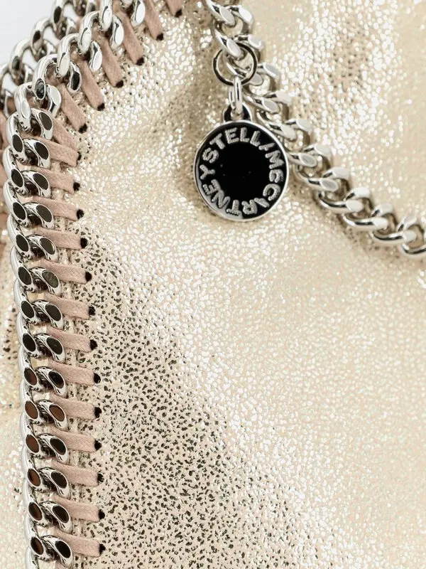 Stella McCartney Falabella Tiny Shiny Shaggy Deer Crossbody Bag - Multicolor