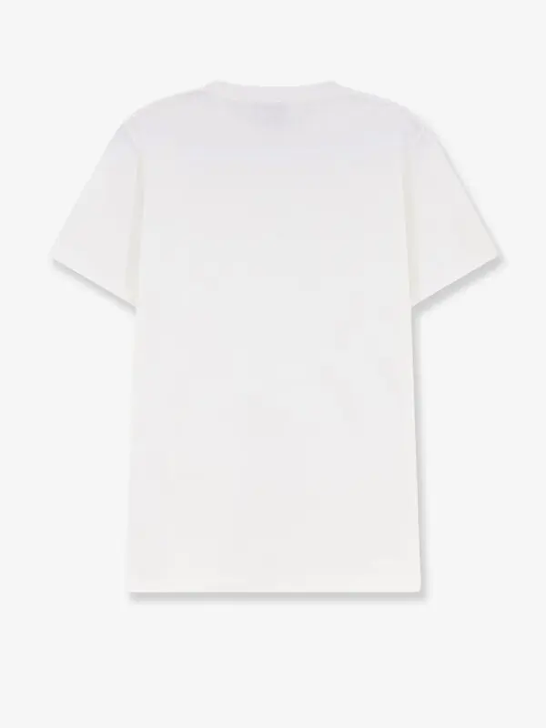 Dior Cotton T-shirt With Logo Embroidery - Multicolor