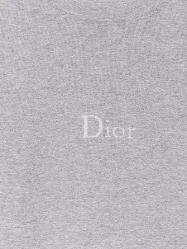 Dior Knitted T-shirt With Logo - Multicolor