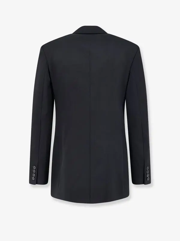 Saint Laurent Single-breasted Certified Wool Blazer