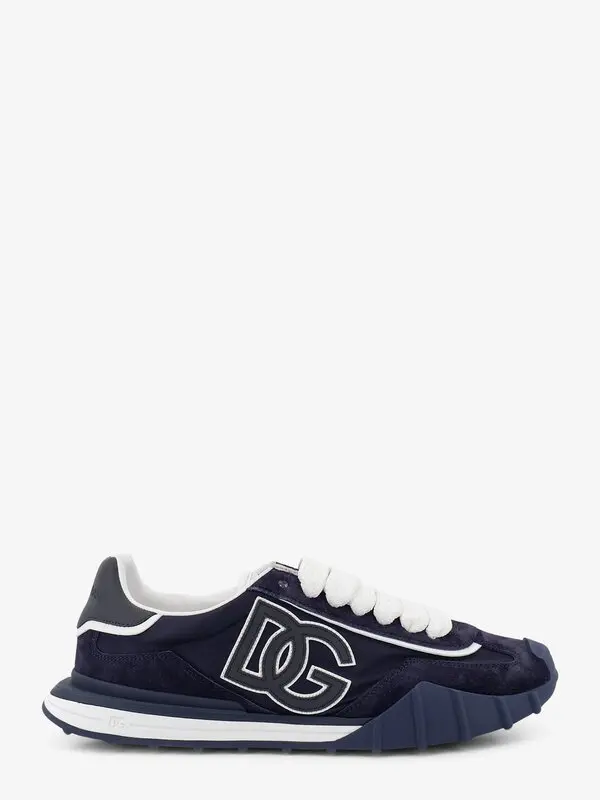 Dolce & Gabbana Ny Nylon And Suede Lace-up Sneakers - Multicolor