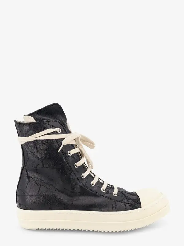 Rick Owens High-top Leather Sneakers - Multicolor