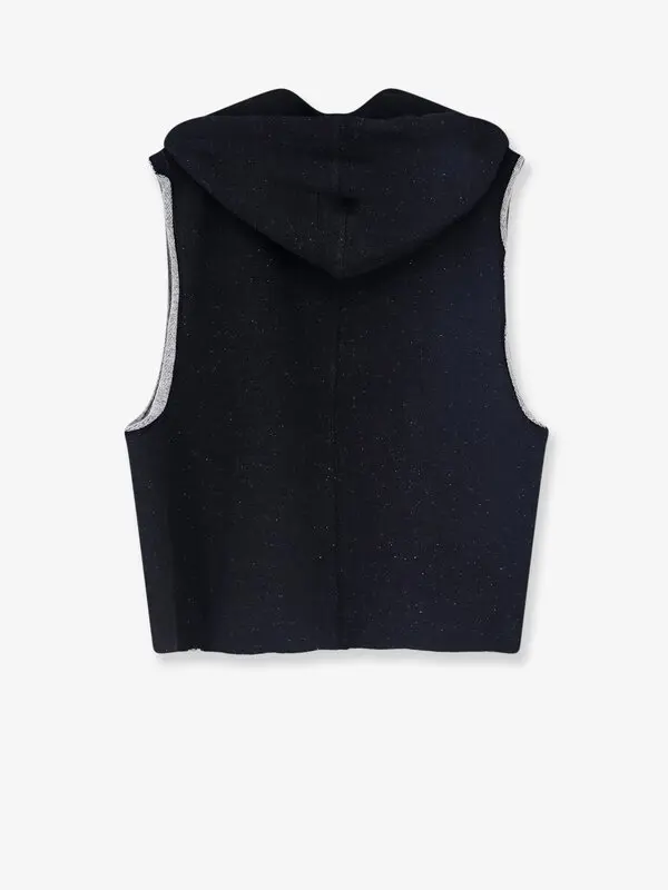 Rick Owens Sleeveless Hooded Sweatshirt