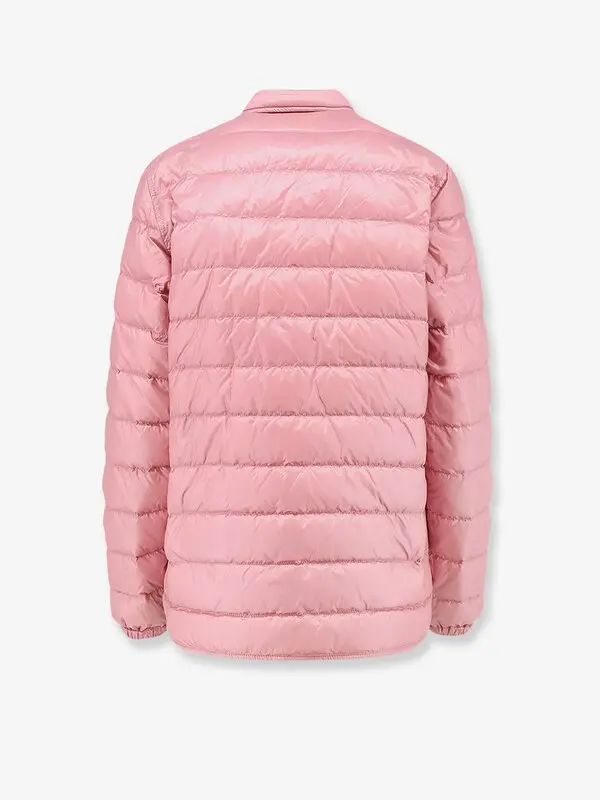 Moncler Quilted Down Jacket With Patch Pockets - Multicolor