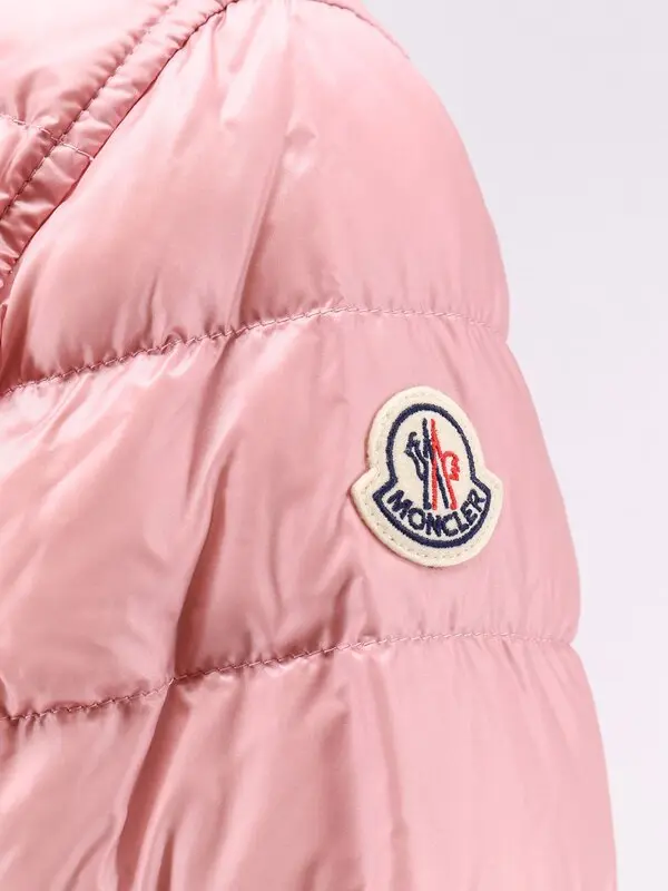 Moncler Quilted Down Jacket With Patch Pockets - Multicolor