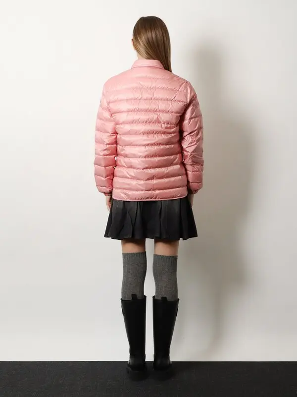 Moncler Quilted Down Jacket With Patch Pockets - Multicolor