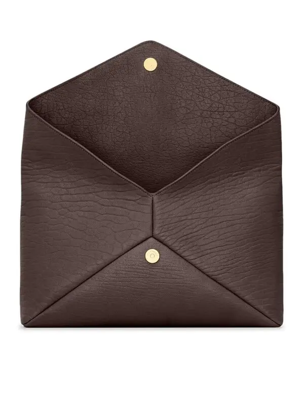 Saint Laurent Cassandre Large Lambskin Envelope Pouch
