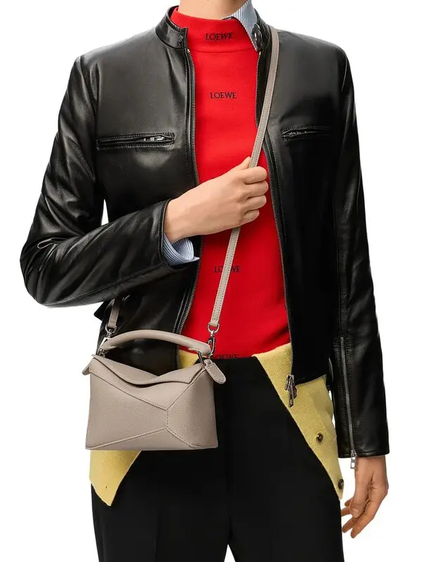 Loewe Puzzle Edge Mini Bag In Calfskin - Multicolor