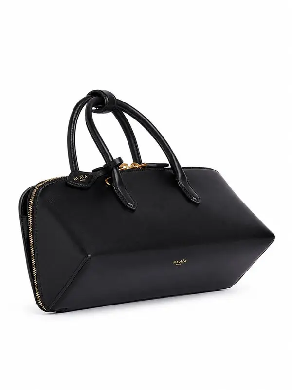 Alaïa Small Sculptural Top-handle Bag In Box Calfskin