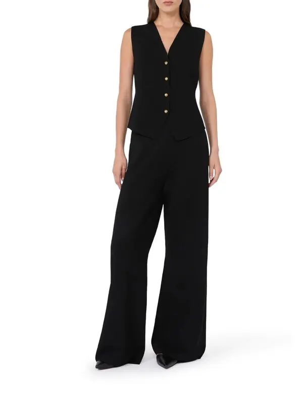 Max Mara Viscose Crepe Trousers