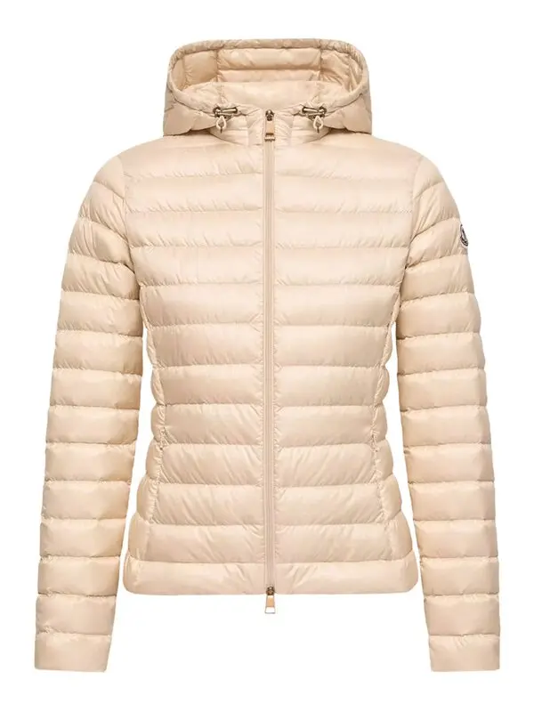 Moncler Igelhood" Short Down Jacket In Beige Longue Saison - Cream