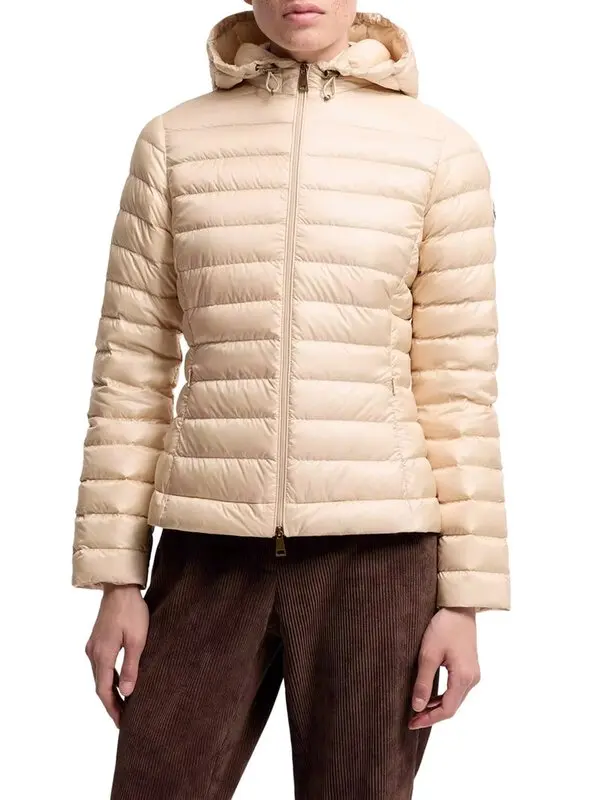 Moncler Igelhood" Short Down Jacket In Beige Longue Saison - Cream