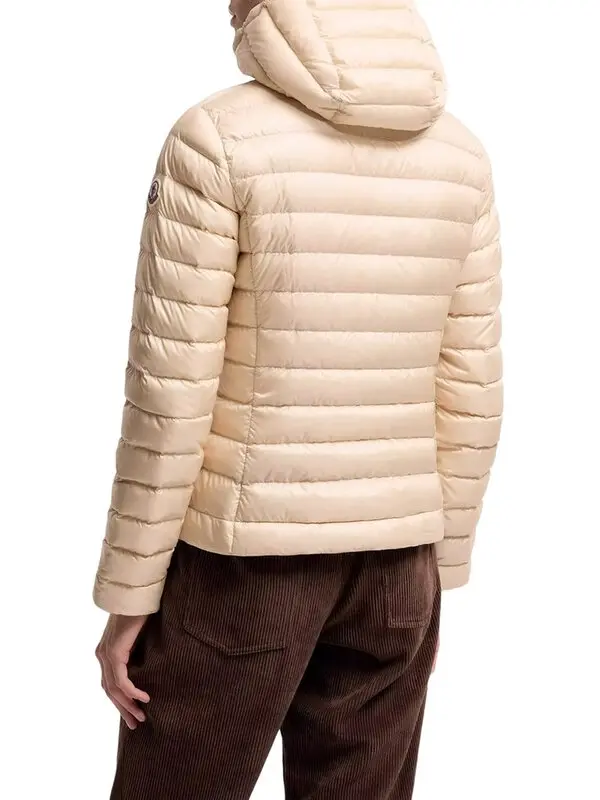 Moncler Igelhood" Short Down Jacket In Beige Longue Saison - Cream