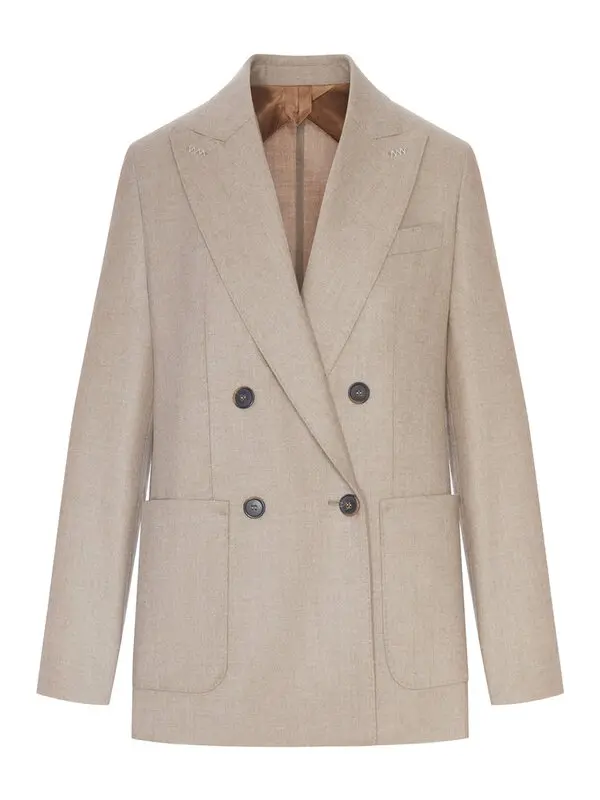 Max Mara Cashmere Foulé Blazer
