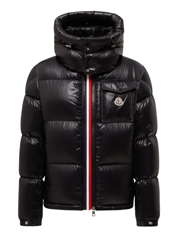 Moncler Montbeliard Down Jacket With Hood - Black