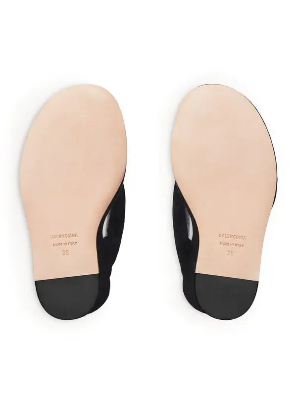Balenciaga Wedge Flip-flops - Black