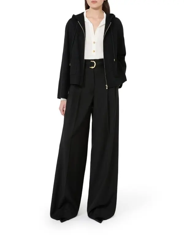 Max Mara Silk Crepe De Chine Polo Shirt