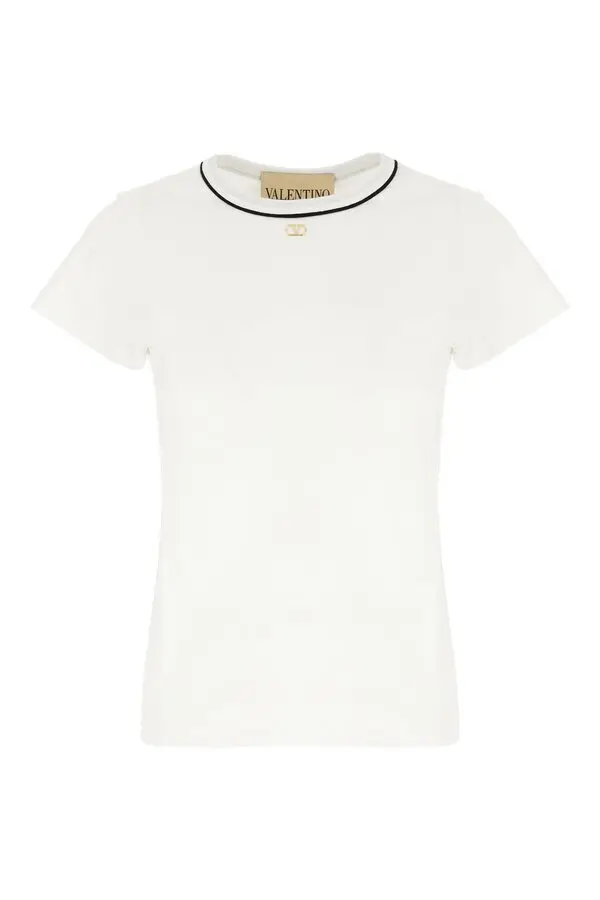 Valentino Garavani T-shirt With Trim - Multicolor