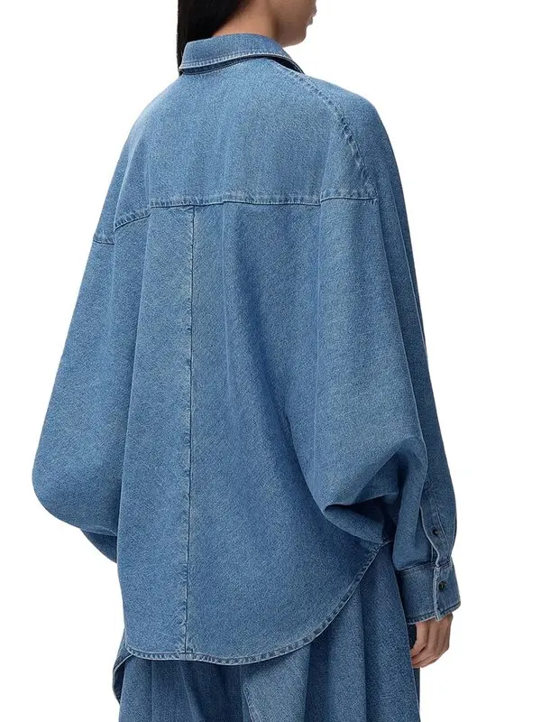 Loewe Batwing Sleeve Denim Shirt - Multicolor