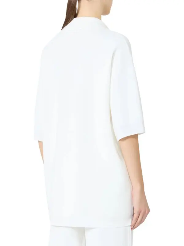 Max Mara Long Viscose Crepe Sweater