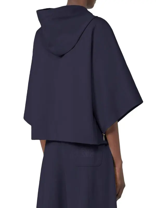 Max Mara Boxy Sweater In Technical Cotton Jersey