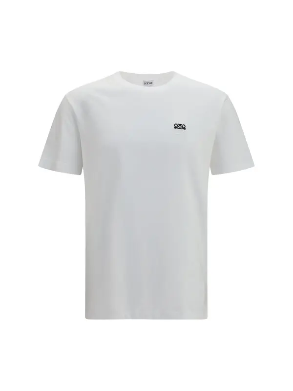 Loewe Cotton T-shirt With Embroidered Logo