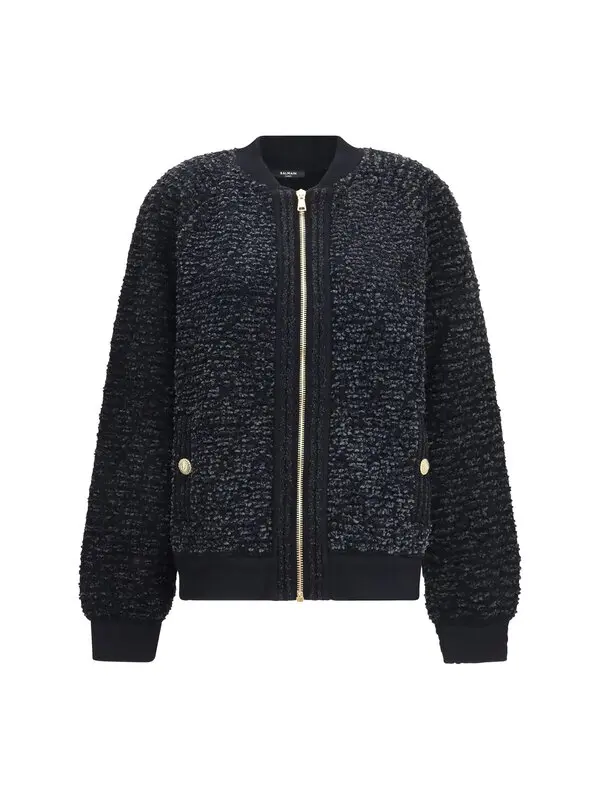 Balmain Zip Jacket With Sequin Details