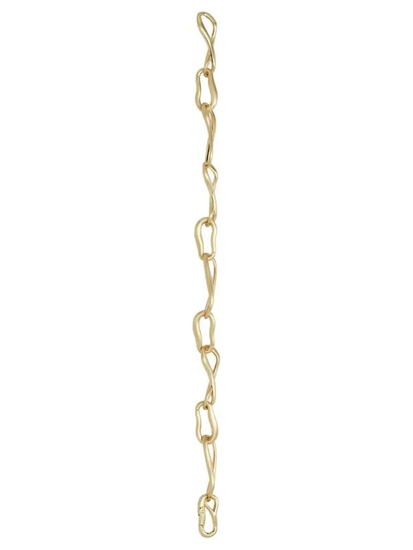 Cult Gaia Brushed Brass Chain Necklace