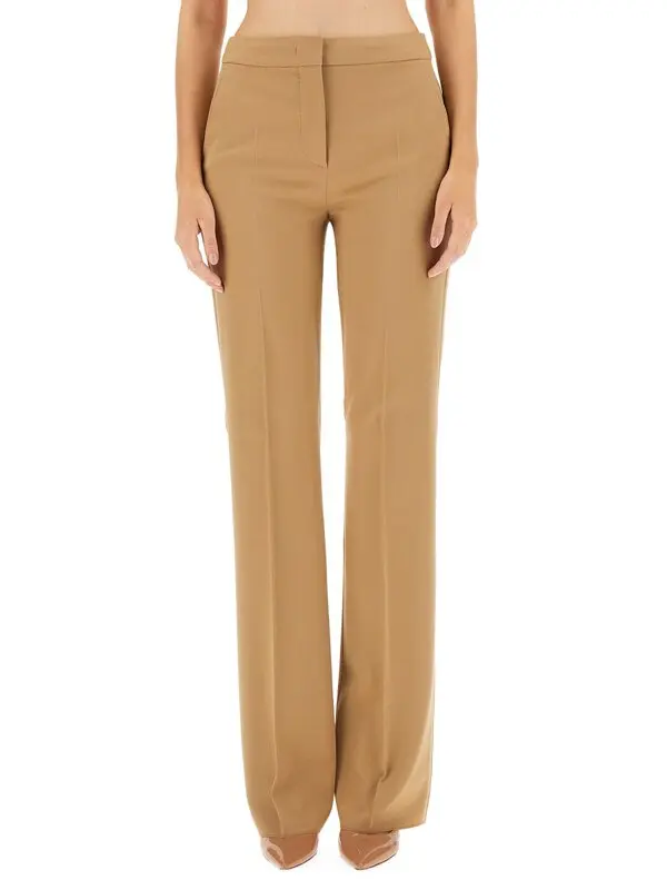 Max Mara Straight Leg Pants - Cream