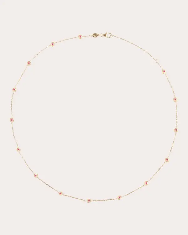 CAMPBELL + CHARLOTTE Sapphire Evolve Station Necklace
