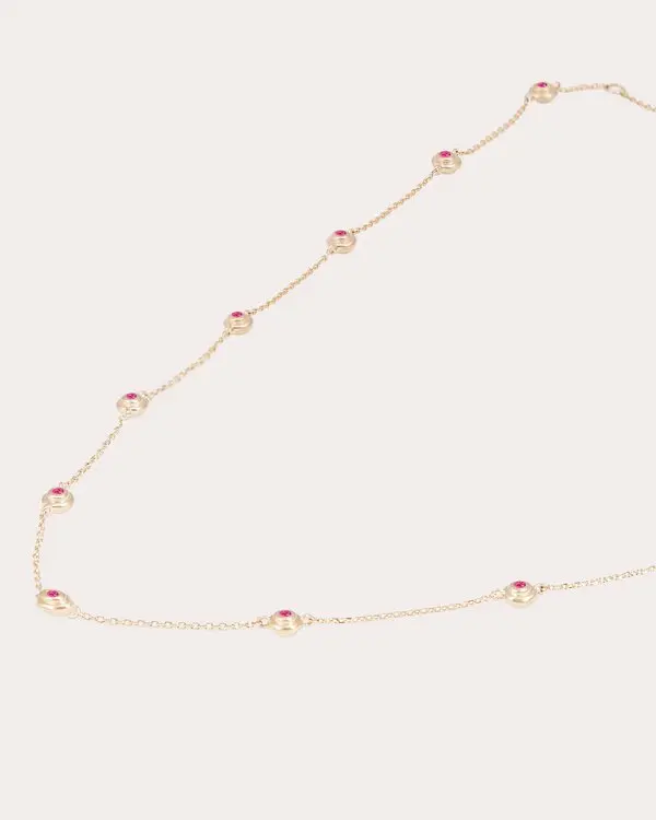 CAMPBELL + CHARLOTTE Sapphire Evolve Station Necklace