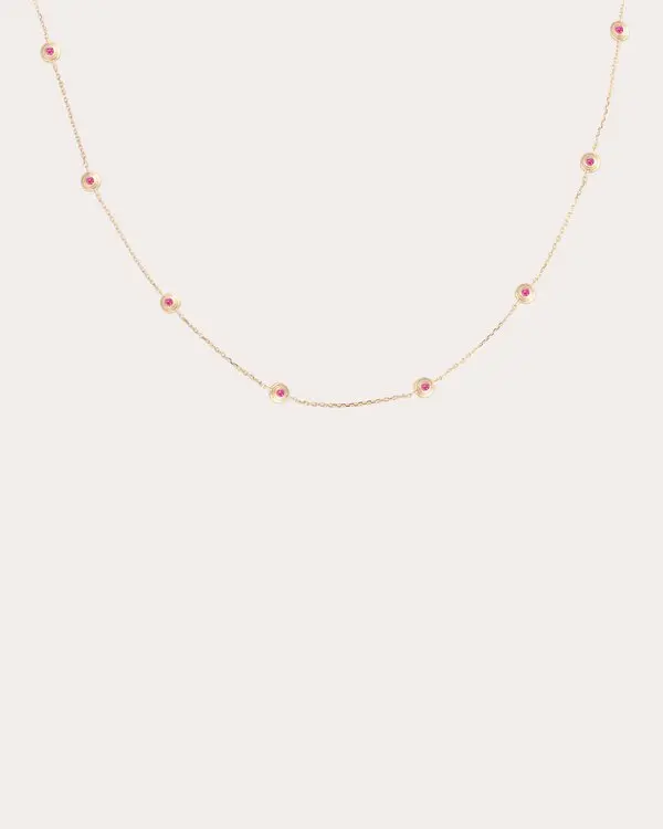 CAMPBELL + CHARLOTTE Sapphire Evolve Station Necklace