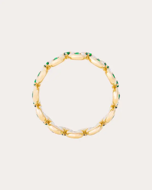 CAMPBELL + CHARLOTTE Tsavorite Found Squiggle Ring