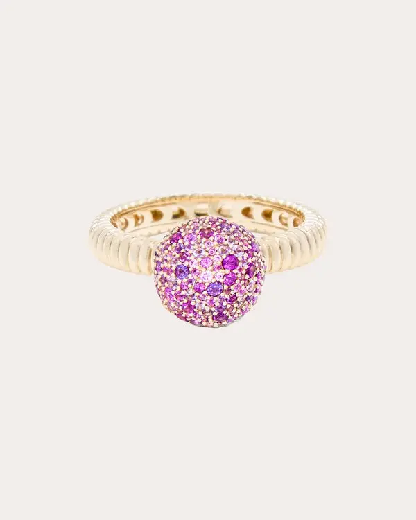 CAMPBELL + CHARLOTTE Amethyst Revel Medium Bobble Ring