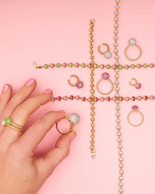 CAMPBELL + CHARLOTTE Sapphire Revel Small Bobble Ring