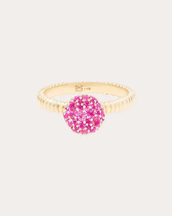 CAMPBELL + CHARLOTTE Sapphire Revel Small Bobble Ring