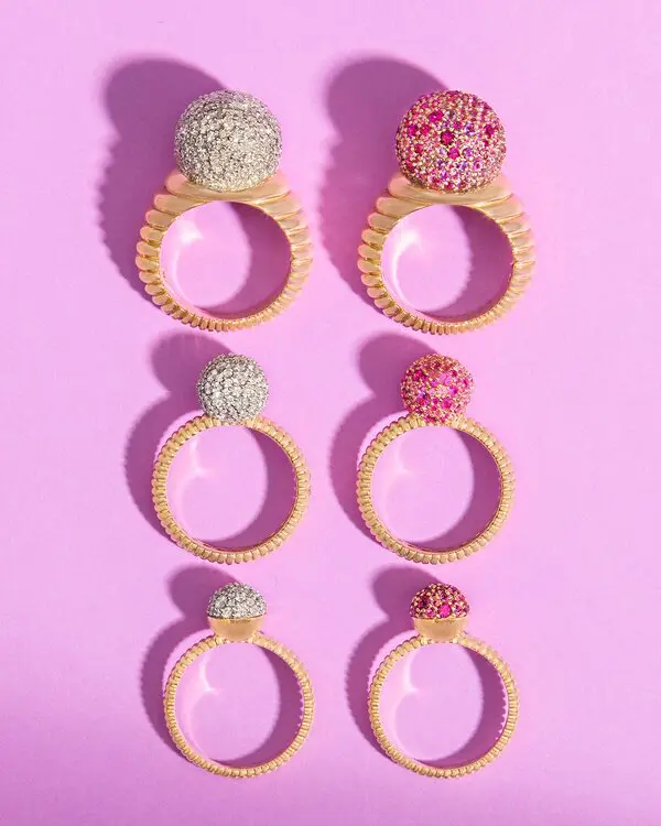CAMPBELL + CHARLOTTE Sapphire Revel Small Bobble Ring