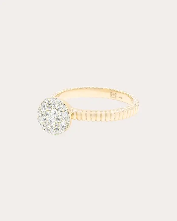 CAMPBELL + CHARLOTTE Diamond Revel Small Bobble Ring