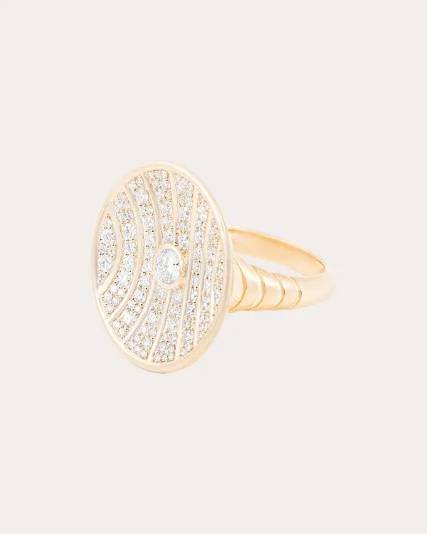 CAMPBELL + CHARLOTTE Diamond Revel Large Dimensional Ring